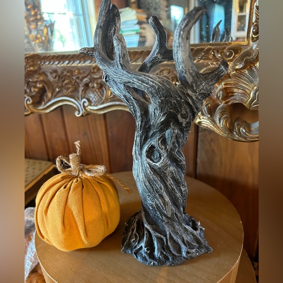 Vintage | Holiday | Dryad Witch Hand Tree Vase Halloween Resin Statue ...